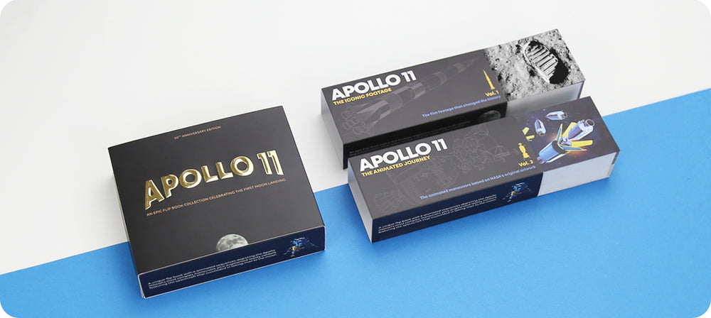The Apollo 11 Flipbook Edition | Space Flipbooks | Flipboku - Flipboku Shop